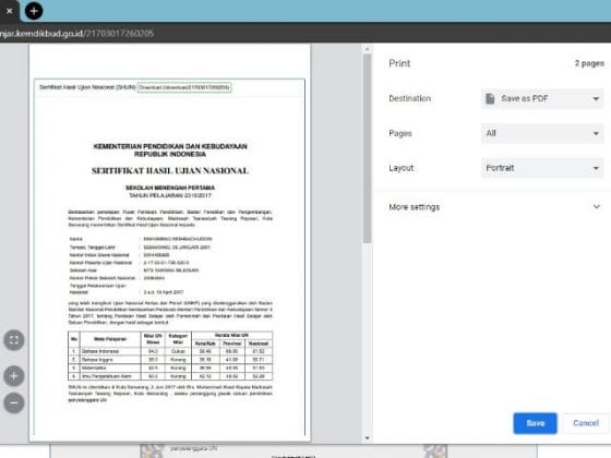 Nomor SKHUN SD, SMP, dan SMA/SMK : Cara Cek secara Online